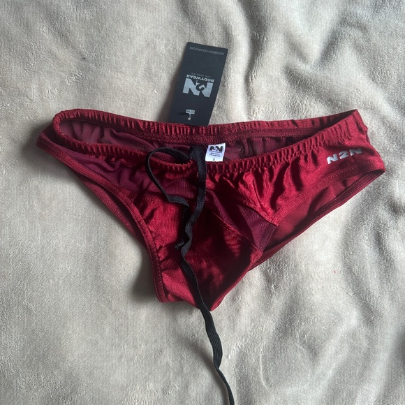N2N Bodywear | Swim | Nwt N2n Red Swim Brief | Poshmark